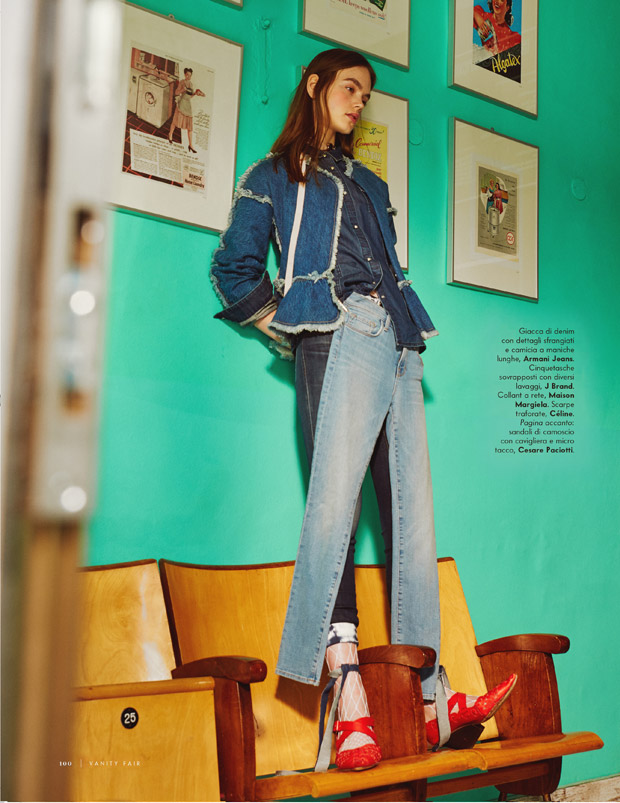 Eva Hooft for Vanity Fair Italia by Riccardo Dubitante