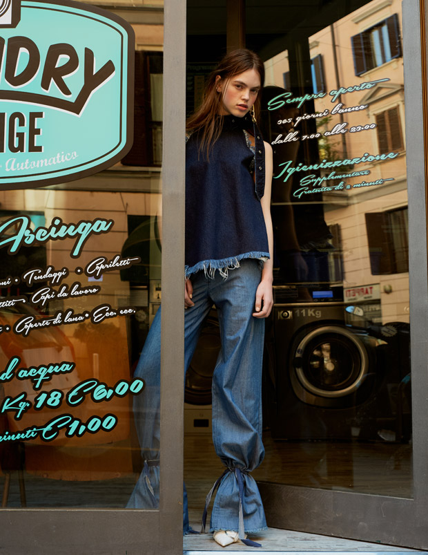 Eva Hooft for Vanity Fair Italia by Riccardo Dubitante