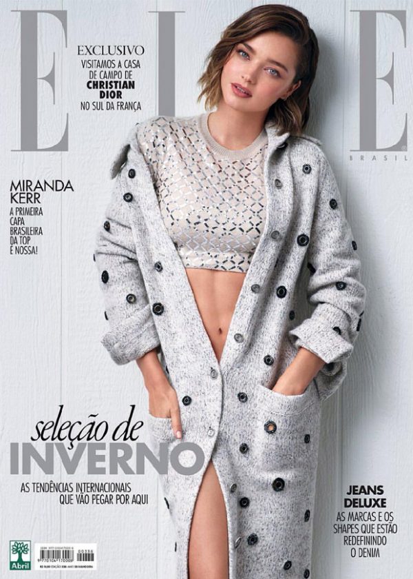 Miranda Kerr Covers Elle Brazil July 2016