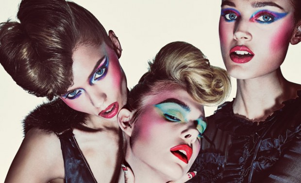 Abbey Lee, Elle Fanning & Bella Heathcote for V Magazine