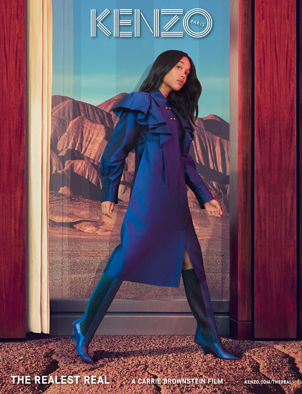 Laura Harrier, Mahershala Ali & Natasha Lyonne for Kenzo FW16