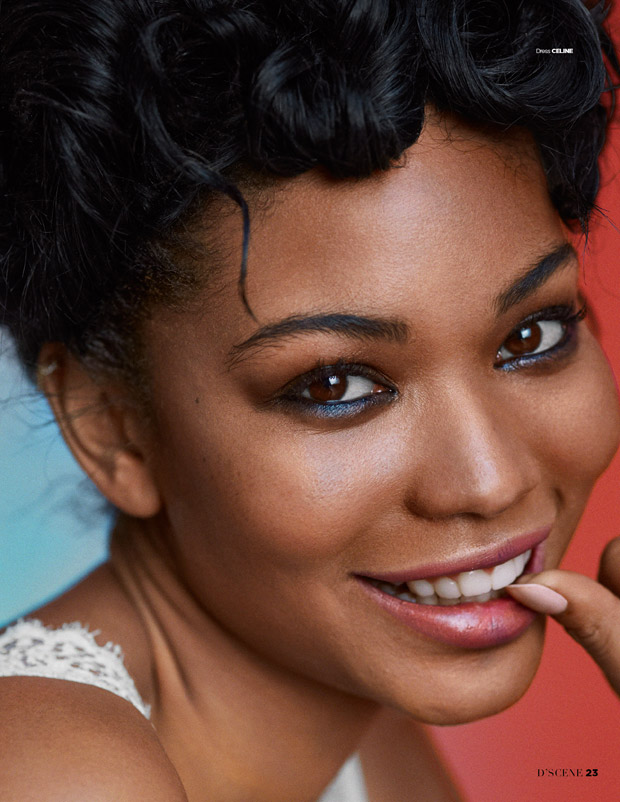 SUPERMODEL CHANEL IMAN STARS IN D'SCENE MAGAZINE COVER STORY