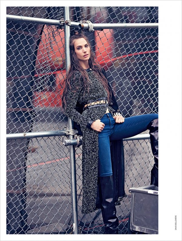 Jessica Miller Takes the Streets of New York for Marie Claire Italia