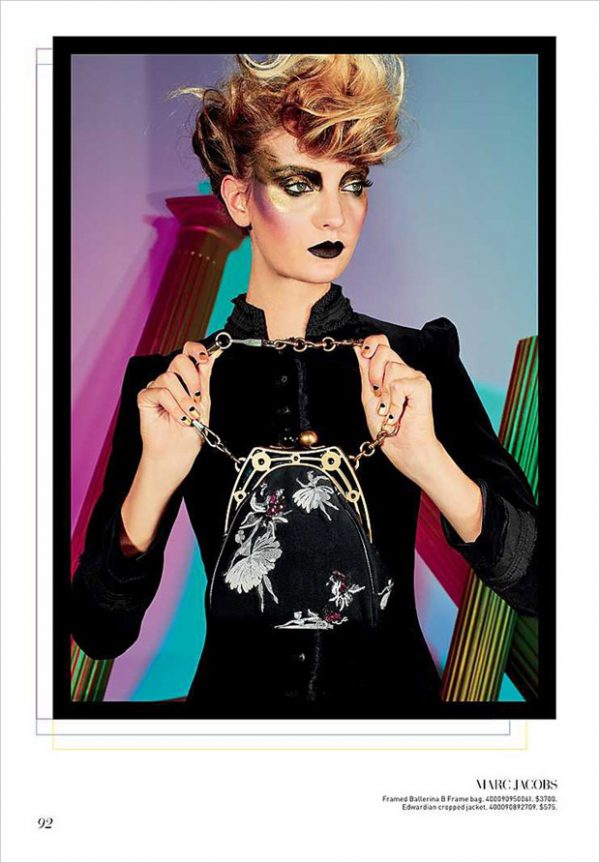 Pop Go the Classics with Codie Young for Saks Magalog's Fall 2016 Issue