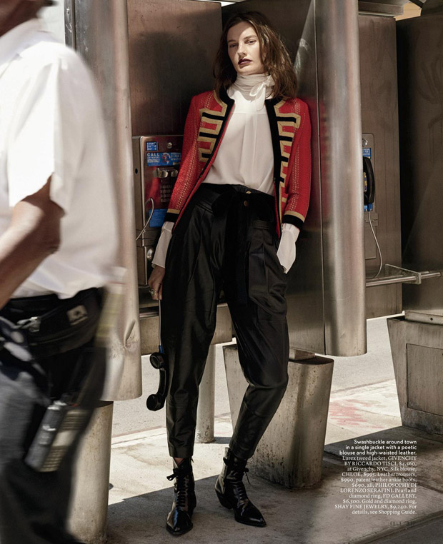 Amanda Murphy Models FW16 Key Looks for Elle US October 2016 Issue