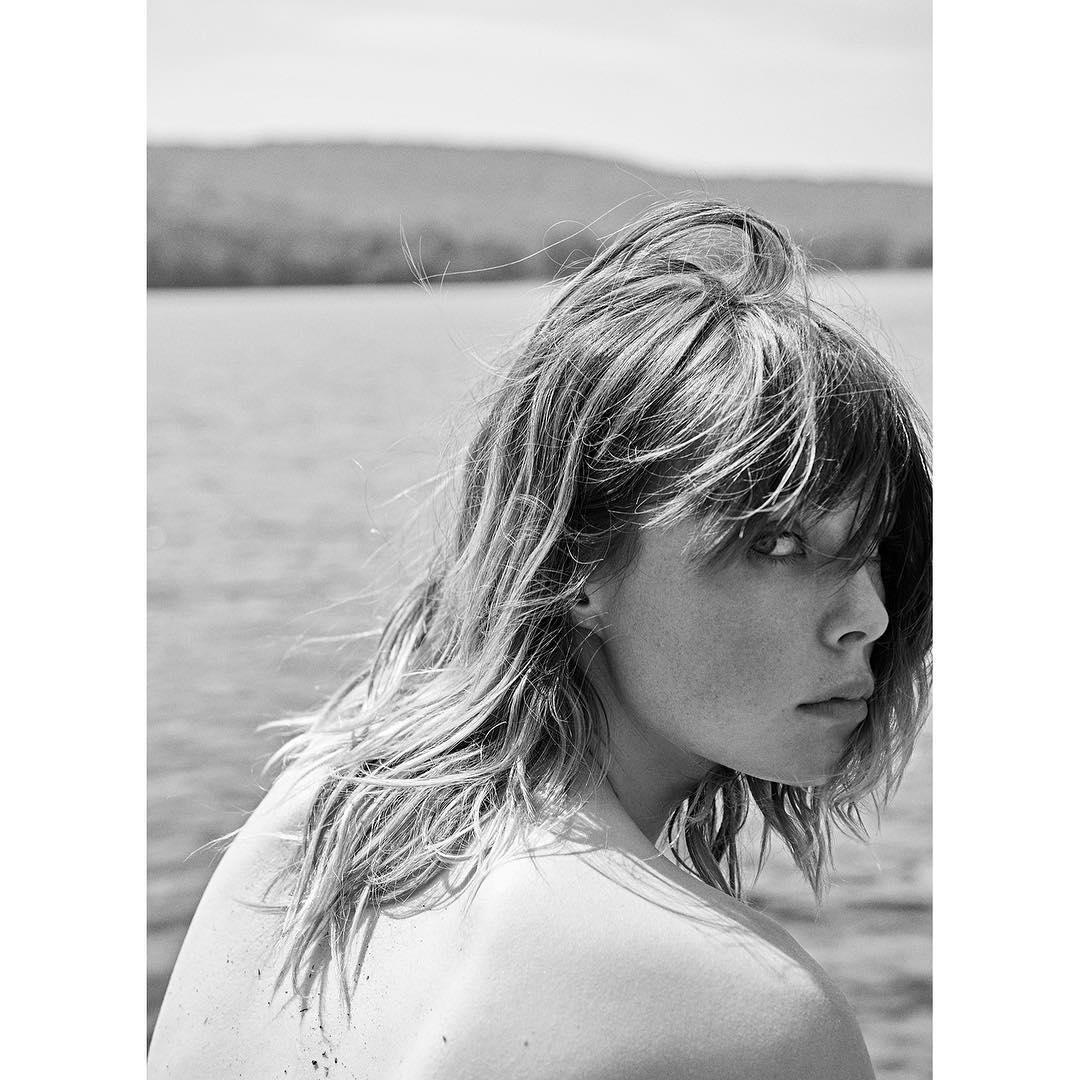 Supermodel EDIE CAMPBELL Covers INDUSTRIE Magazine