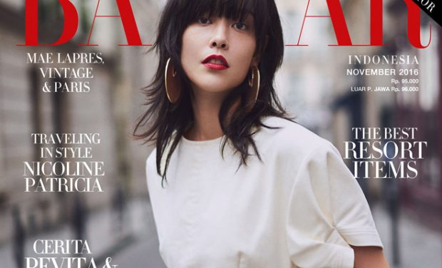 Harper's Bazaar Indonesia November Cover Story Starring Mae Lapres