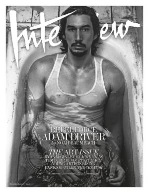 ADAM DRIVER Is INTERVIEW MAGAZINE COVER BOY - DSCENE