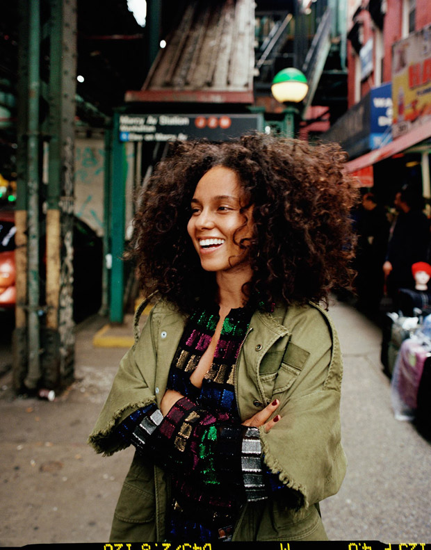 Alicia Keys Stars in The Edit Magazine Cover Story
