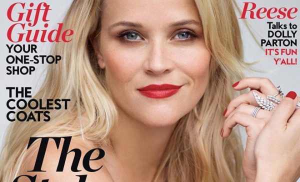Reese Witherspoon Stars in InStyle US December 2016 Cover Story