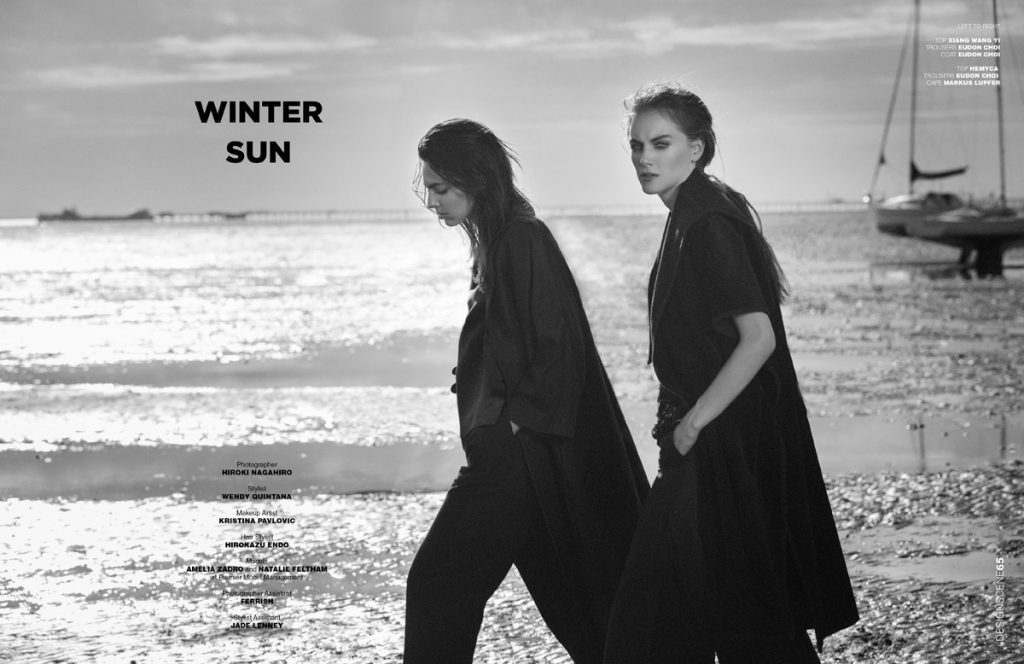 Winter Sun: Amelia Zadro & Natalie Feltham for Design SCENE Magazine