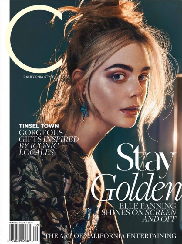 Elle Fanning Stars in C California Style Winter 2016 Cover Story