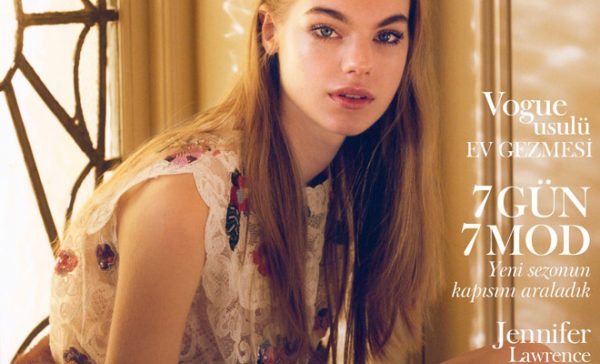 Estella Boersma Covers Vogue Turkey January 2017 Issue