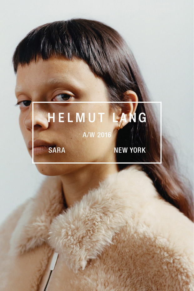 Helmut Lang Fall Winter 2016.17 Campaign by Theo Sion