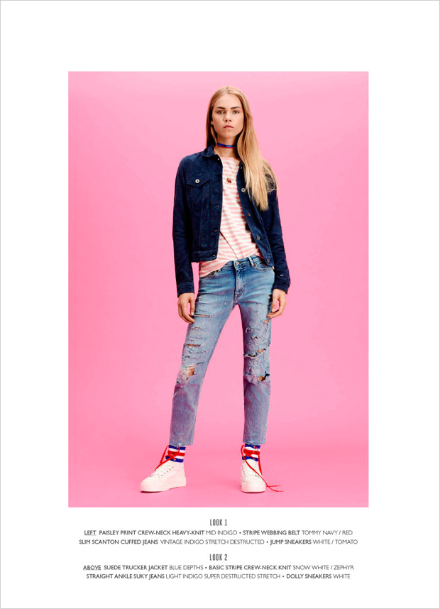 Line Brems Stars in Hilfiger Denim Spring Summer 2017 Lookbook