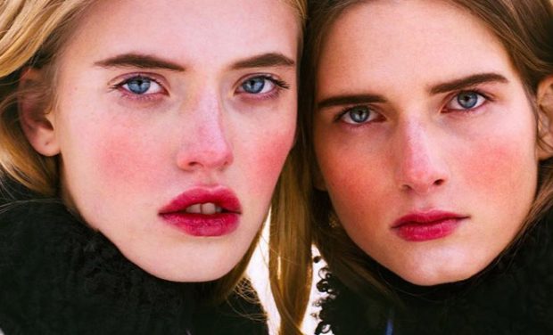 Vita Filonenko & Kristina Abibulayeva Cover Vogue Ukraine January 2017