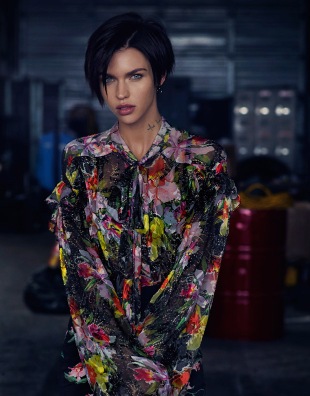 Wild Flower: Ruby Rose Stars in The Edit Magazine Cover Story