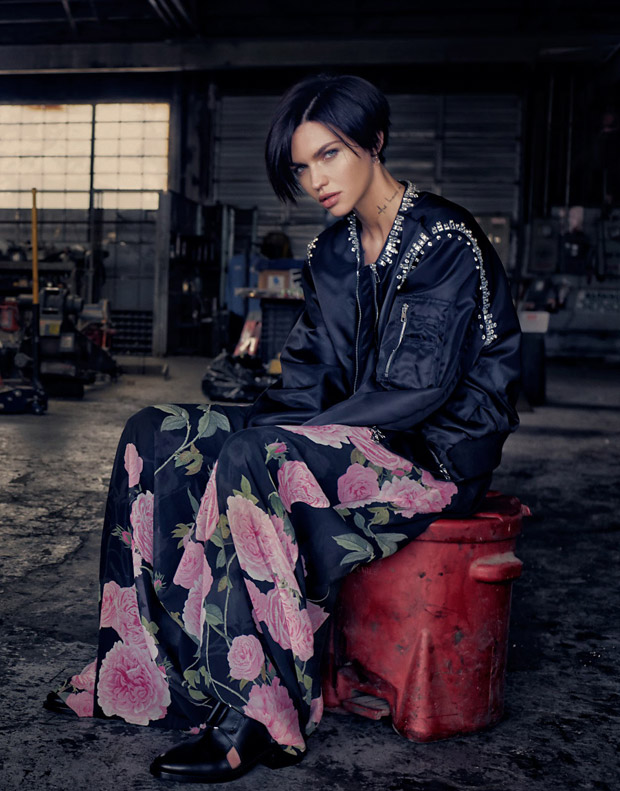 Wild Flower: Ruby Rose Stars in The Edit Magazine Cover Story