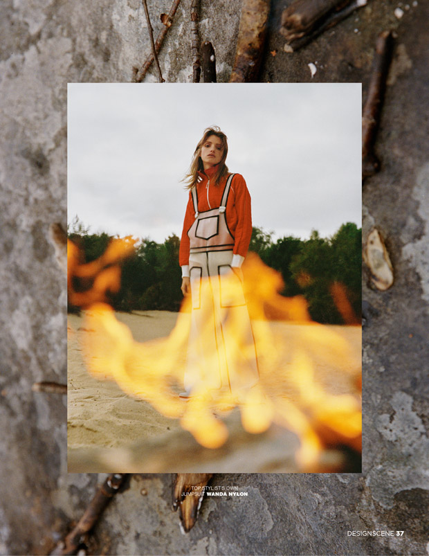 The Wild Side: Anna Vakalo Stars in Design SCENE Magazine #13 Issue