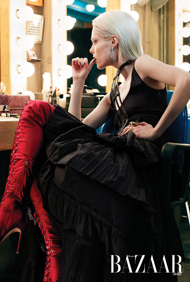 Coco Rocha Stuns for Harper's Bazaar Arabia February 2017 Issue