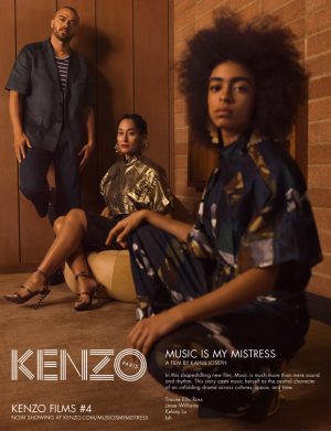 Ellis Ross, Jesse Williams, Ish & Kelsey Lu for Kenzo Spring Summer 2017