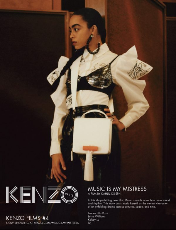 Ellis Ross, Jesse Williams, Ish & Kelsey Lu for Kenzo Spring Summer 2017