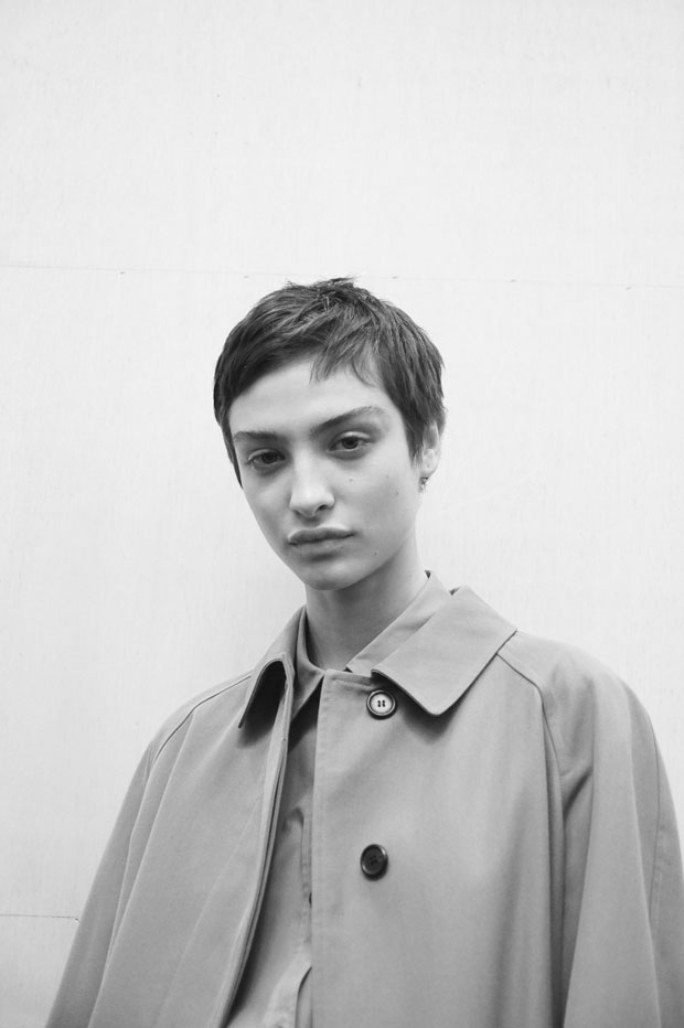 #LFW Backstage at MARGARET HOWELL AW17