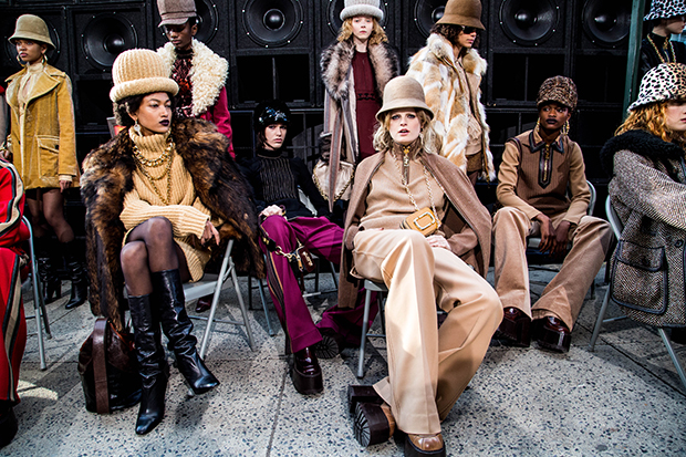 Backstage Moments at MARC JACOBS Fall Winter 2017/18 Show