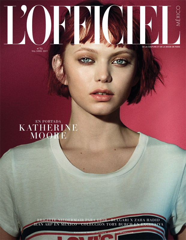 Katherine Moore Stars in the Cover Story of L'Officiel Mexico April ...