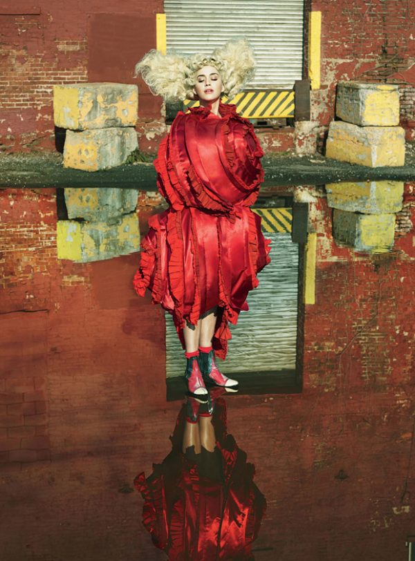 Katy Perry Models Comme des Garcons for American Vogue May 2017 Issue