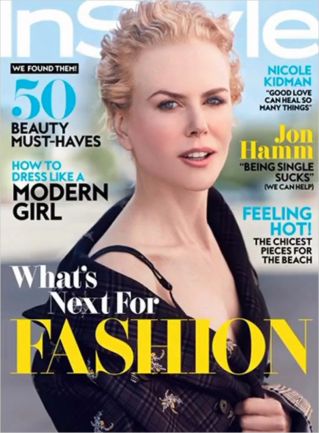 Nicole Kidman Stuns for American InStyle Magazine July 2017 Cover Story