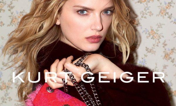 Lily Donaldson Models Kurt Geiger Fall Winter 2017.18 Collection