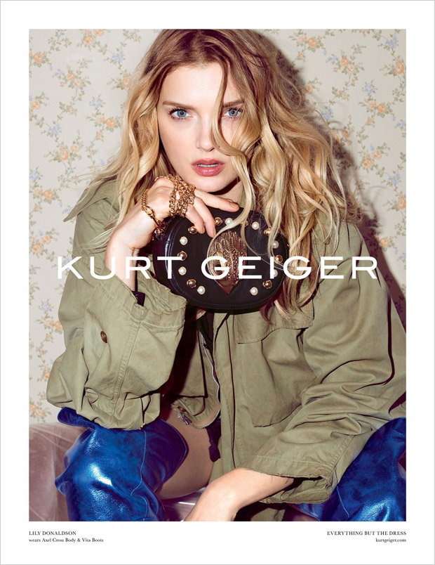 Lily Donaldson Models Kurt Geiger Fall Winter 2017.18 Collection