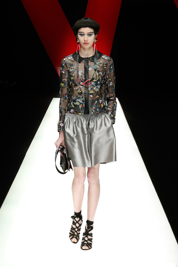 #MFW: Giorgio Armani Women's Spring Summer Collection