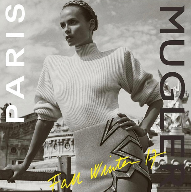 Natasha Poly is the Face of Mugler Fall Winter 2017.18 Collection