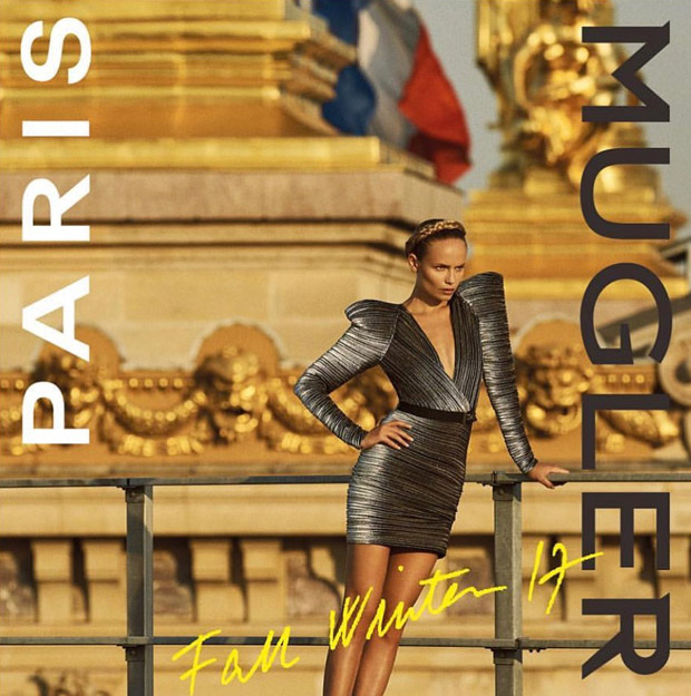 Natasha Poly is the Face of Mugler Fall Winter 2017.18 Collection