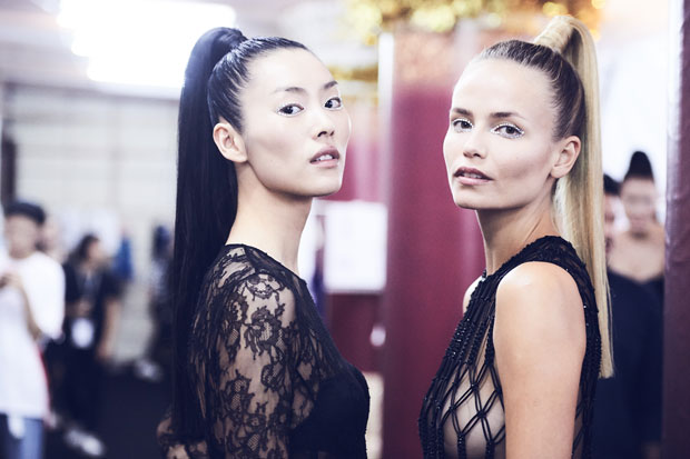 BACKSTAGE AT LA PERLA SPRING SUMMER 18 SHOW IN MACAO