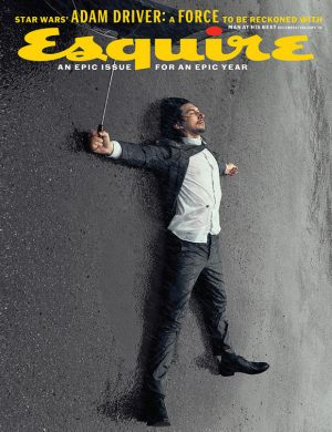 Adam Driver is the Cover Boy of Esquire Magazine December 2017 Issue