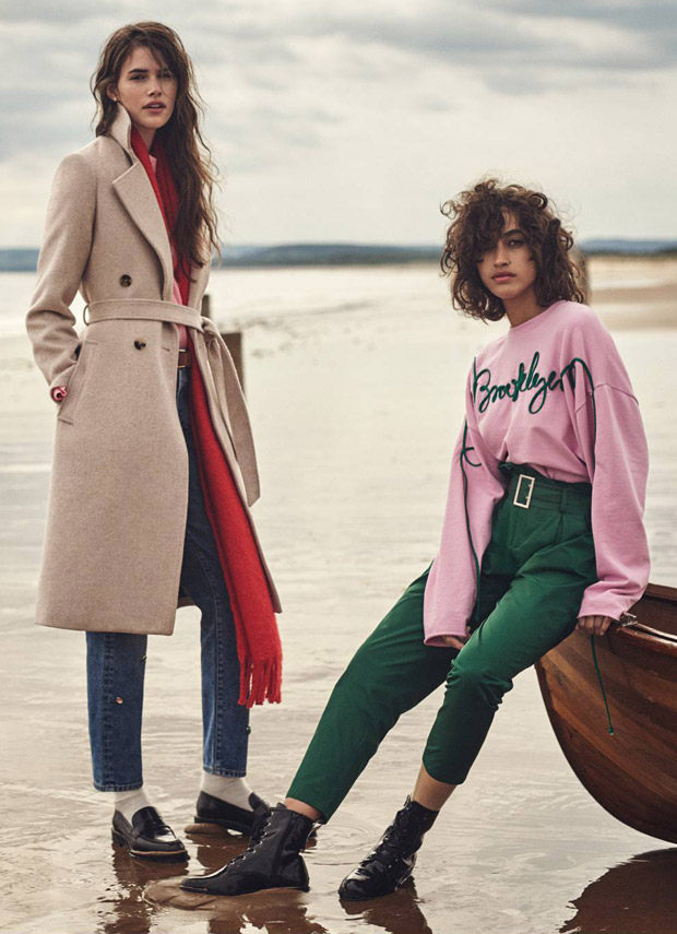 Alanna Arrington & Vanessa Moody Model H&M Winter 2017 Collection