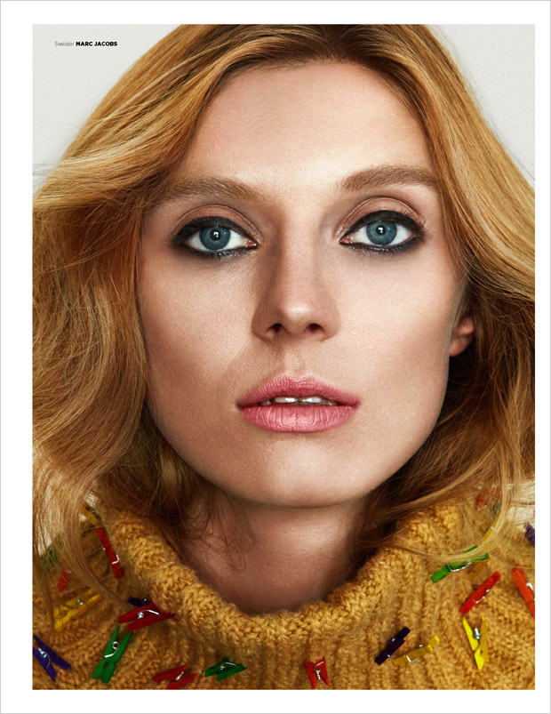 D'SCENE BEAUTY: Top Model Olga Sherer by Filippo Del Vita