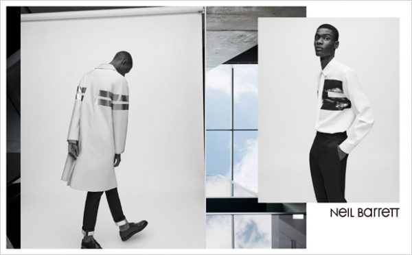 Neil Barrett SS18 Feat. Charlee Fraser, Rachide Embalo & Asmir Besic