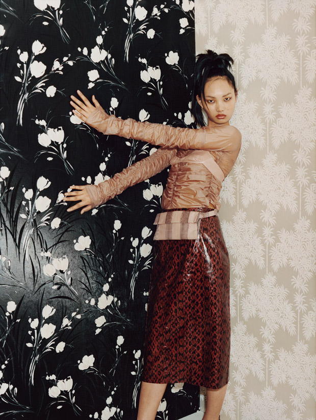 Ling Chen Models DROMe Fall Winter 2018.19 Collection