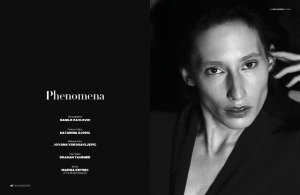 Top Model MARINA KRTINIC Stars in BEAUTY SCENE Cover Story