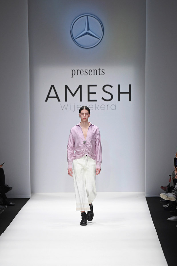 Amesh Wijesekera Fall Winter 2019.20 presented by Mercedes- Benz