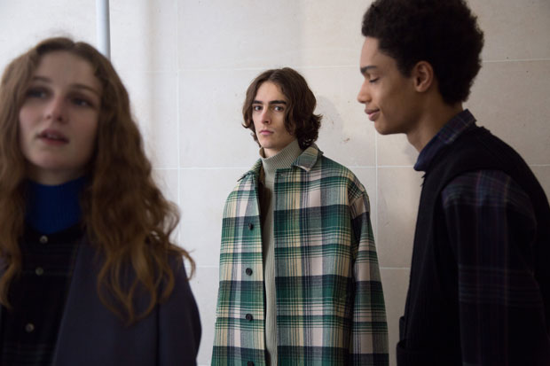 #PFW BACKSTAGE AT AURALEE FALL WINTER PRESENTATION