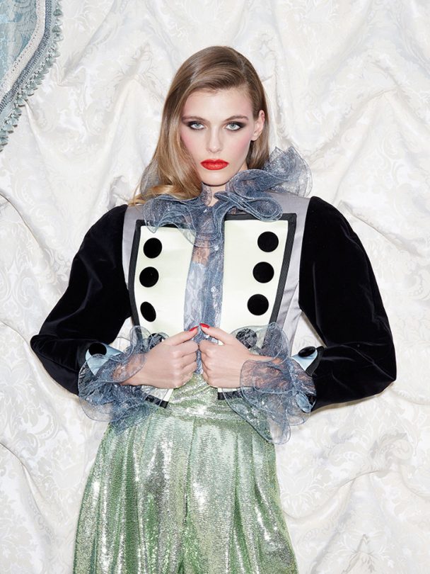 Madison Headrick Models Spring 2019 Trends for Bergdorf Goodman