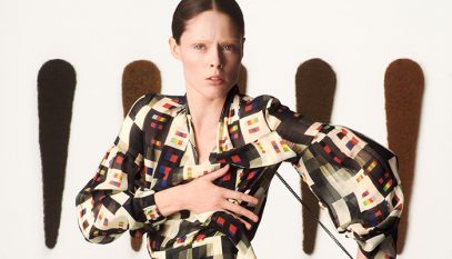 Coco Rocha is the face of Akris Fall Winter 2019.20 Collection