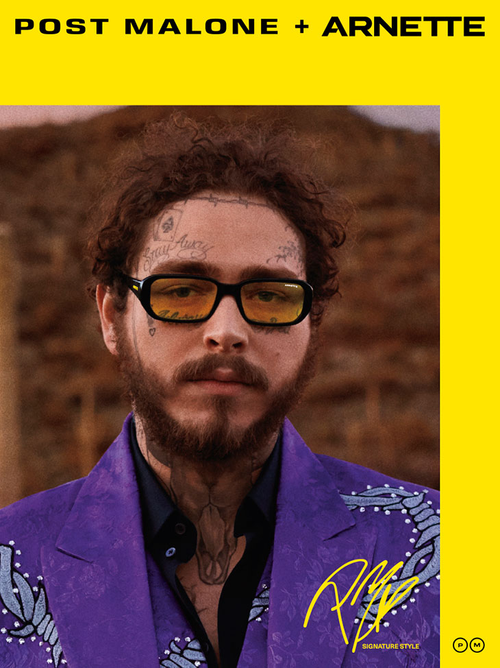 Post Malone Collaborates With Arnette on a Signature Style Sunglasses