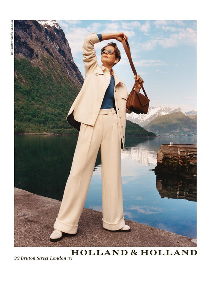 Stella Tennant is the Face of Holland & Holland FW19 Collection