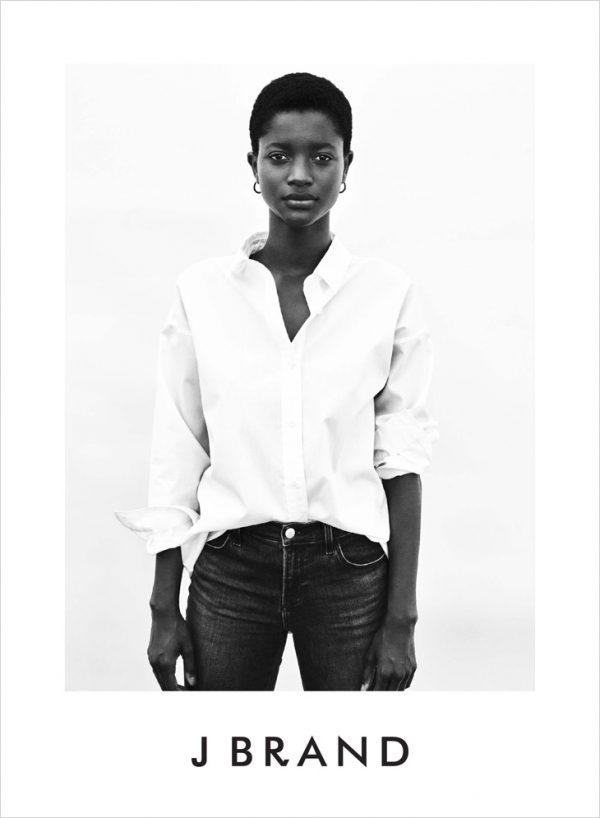 Oumie Jammeh is the Face of J Brand Fall 2020 Collection